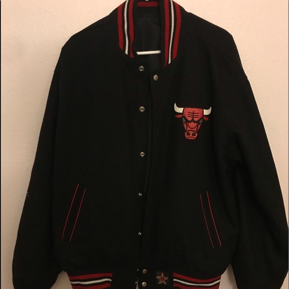 Jackets & Coats | Mens Reversible Chicago Bulls Varsity Jacket | Poshmark